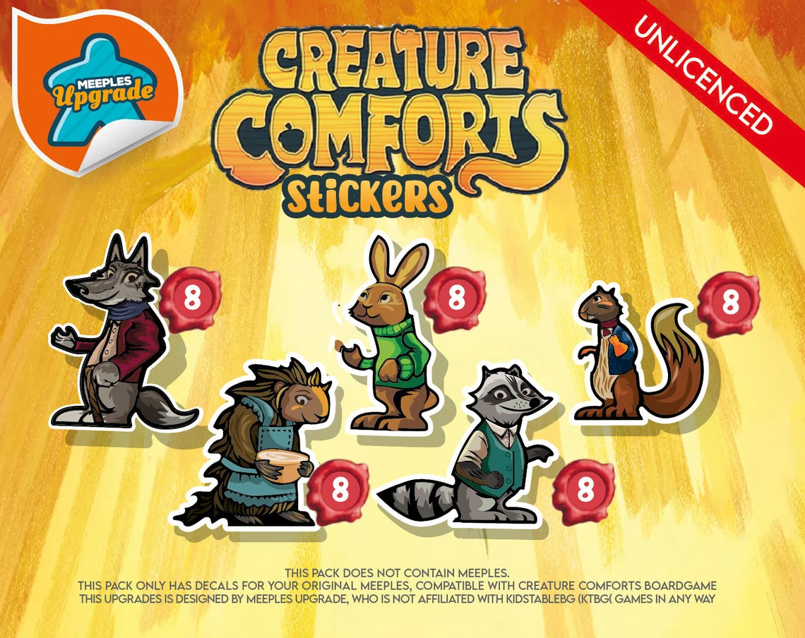 Creature Comforts Sticker Upgrade Kit